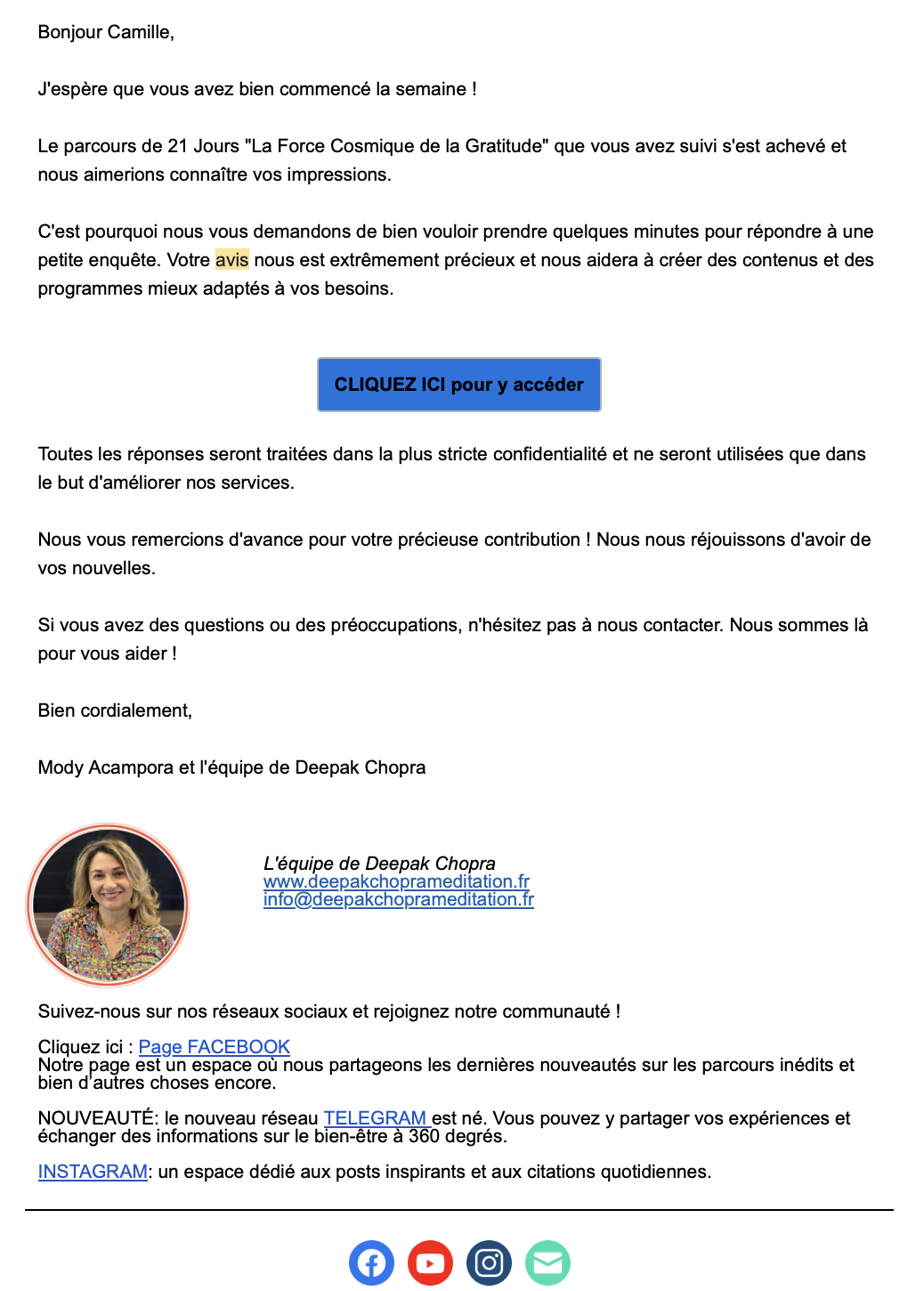 20 exemples d’emails d’invitation à un questionnaire de satisfaction ...