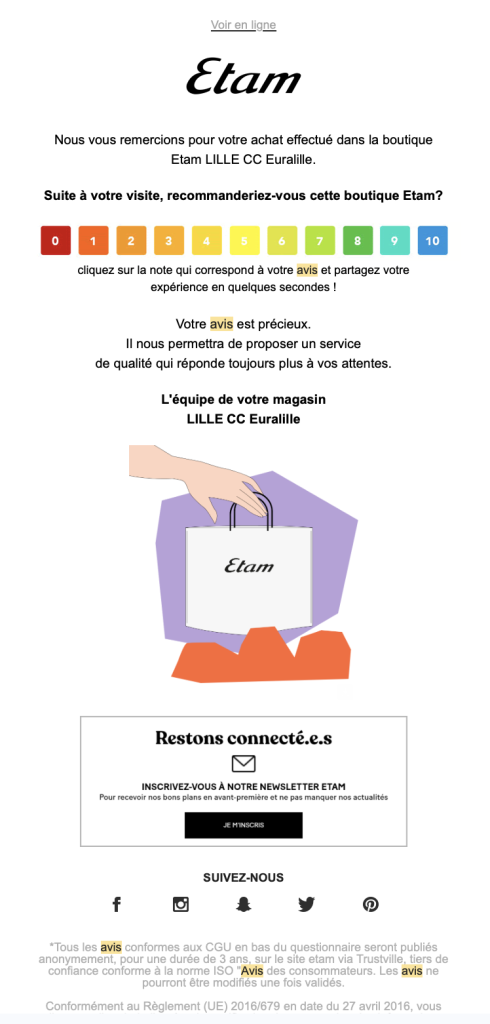 20 exemples d’emails d’invitation à un questionnaire de satisfaction ...