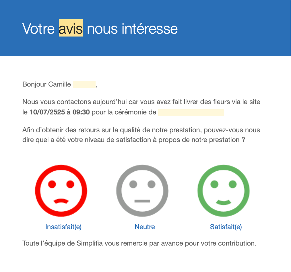 20 exemples d’emails d’invitation à un questionnaire de satisfaction