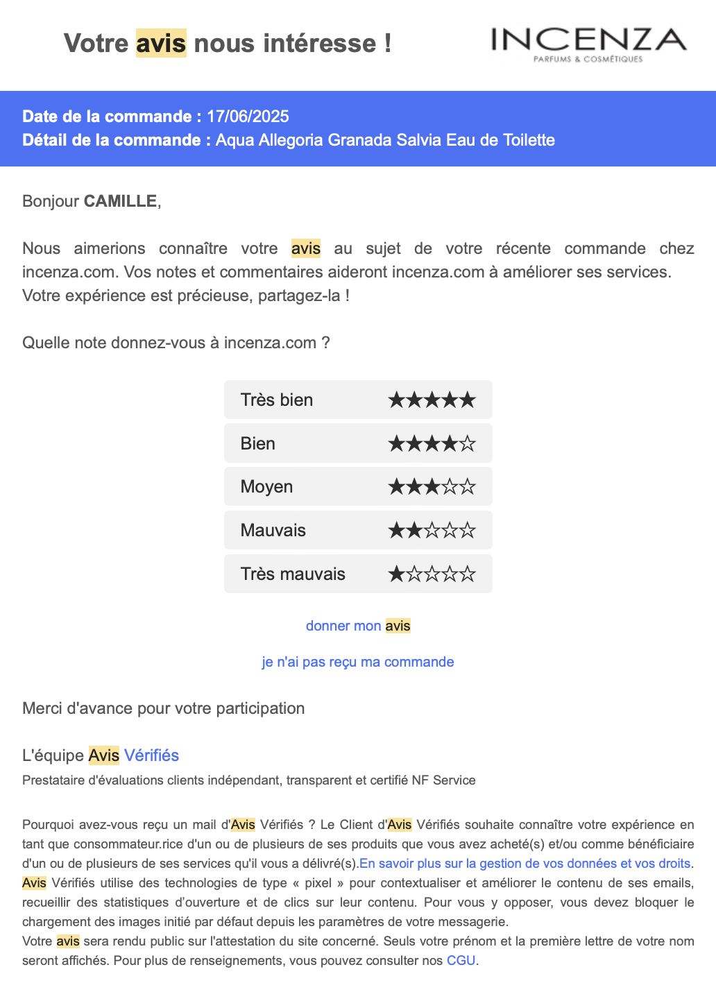 20 exemples d’emails d’invitation à un questionnaire de satisfaction