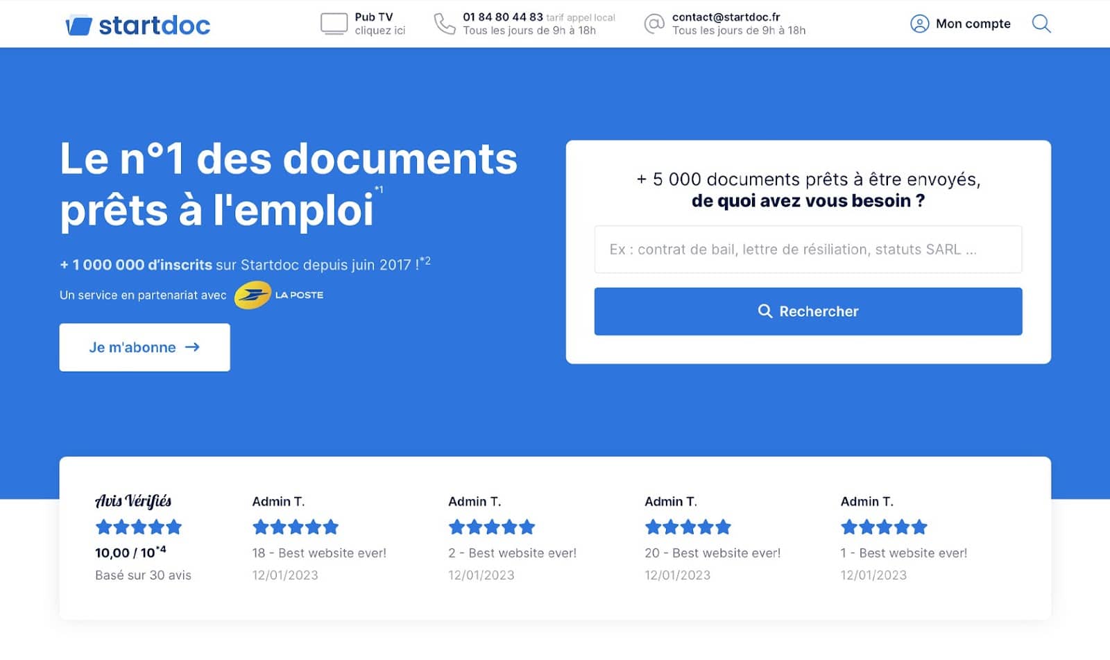 Avis Startdoc : test de la plateforme de documents administratifs | La ...