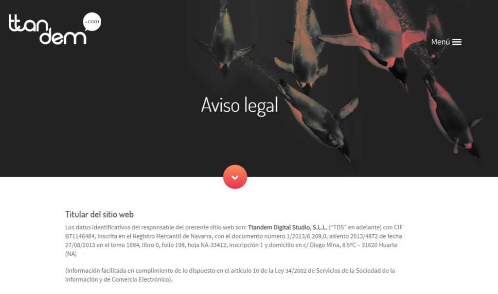 Aviso legal de un sitio web: cómo redactarlo y ejemplos